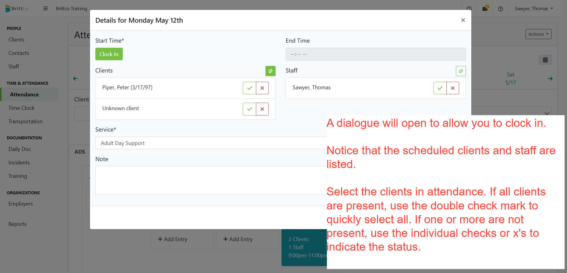 Attendance - Accessible Version | Brittco