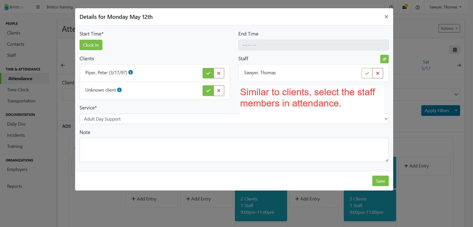 Attendance - Accessible Version | Brittco