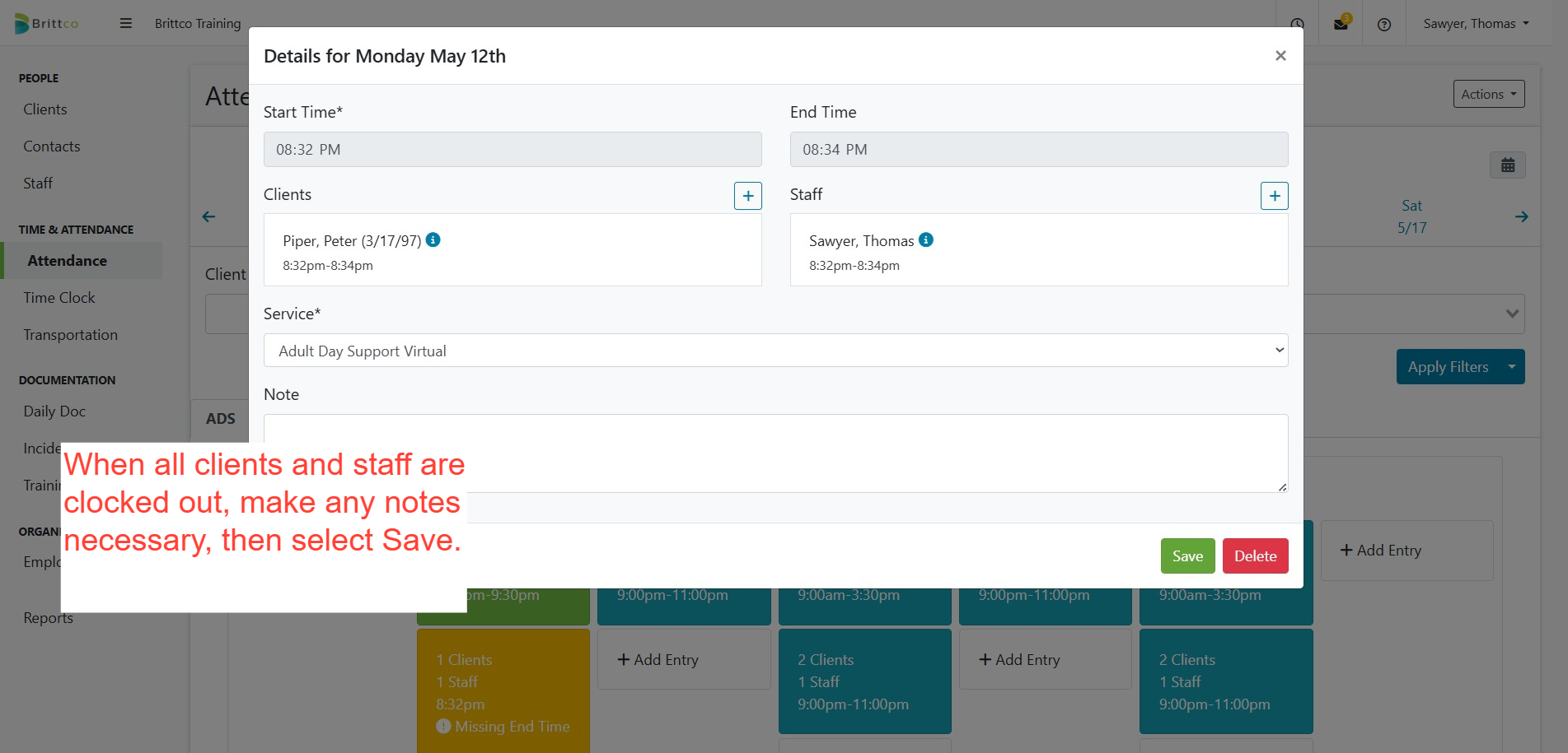Attendance - Accessible Version | Brittco